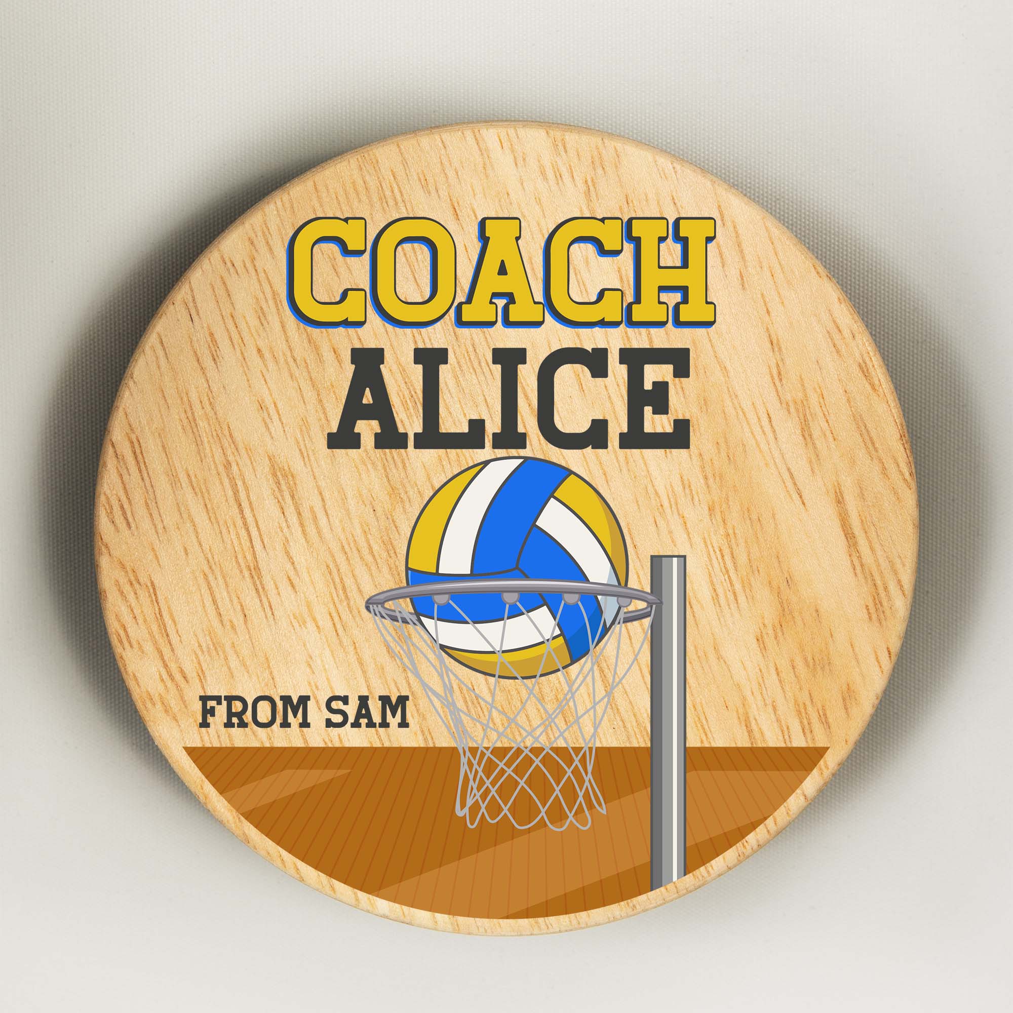 Personalised Netball Coach Lolly Jar | Givi Gifts