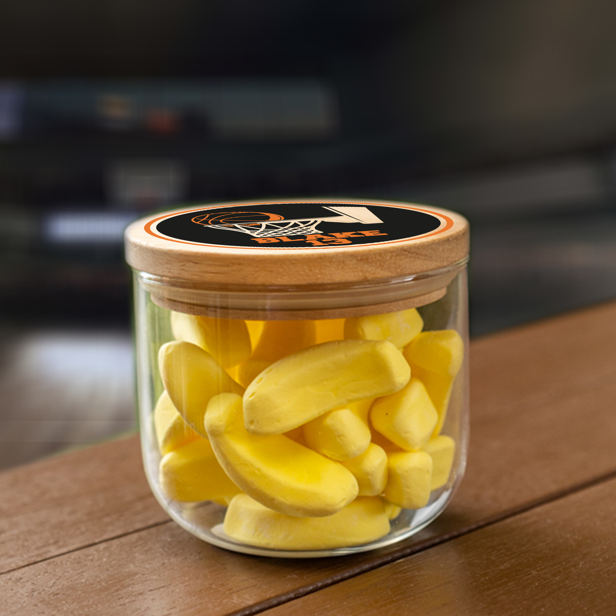 Personalised Basketball Lolly Jar | Givi Gifts