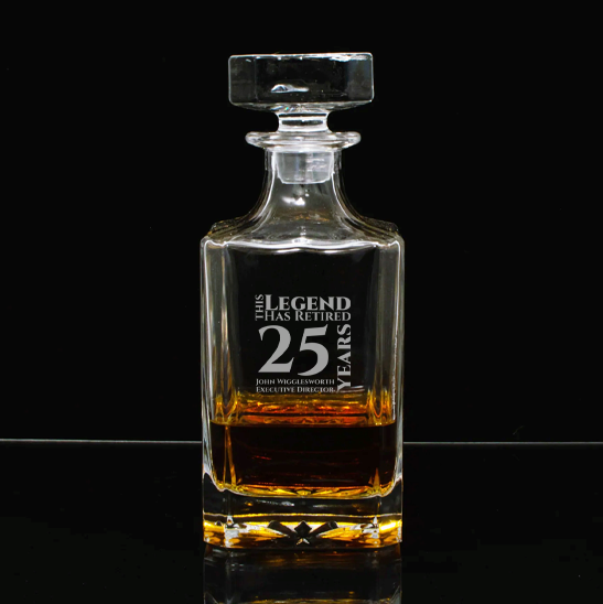 The Legend Personalised Whiskey Decanter - Choice Of 5 | Givi Gifts