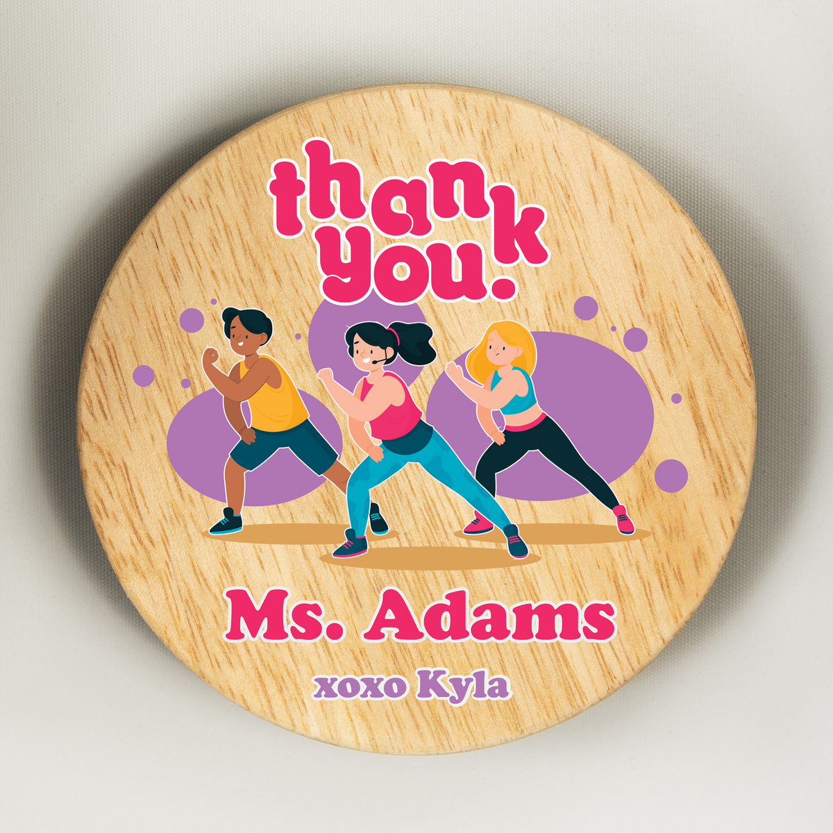 Personalised Dance Teacher Appreciation Lolly Jar - Three Dancers ...