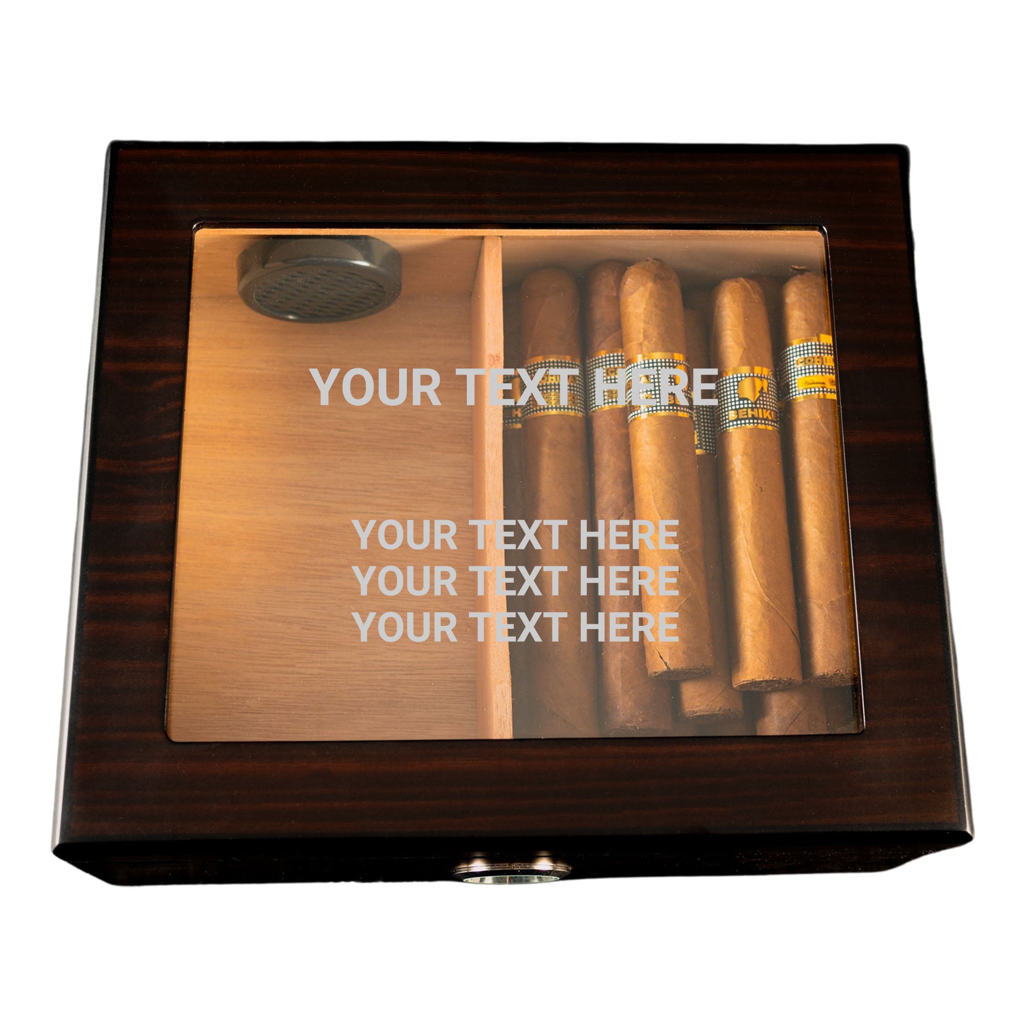 Design your own - Personalised Engraved Cigar Humidor | Givi Gifts