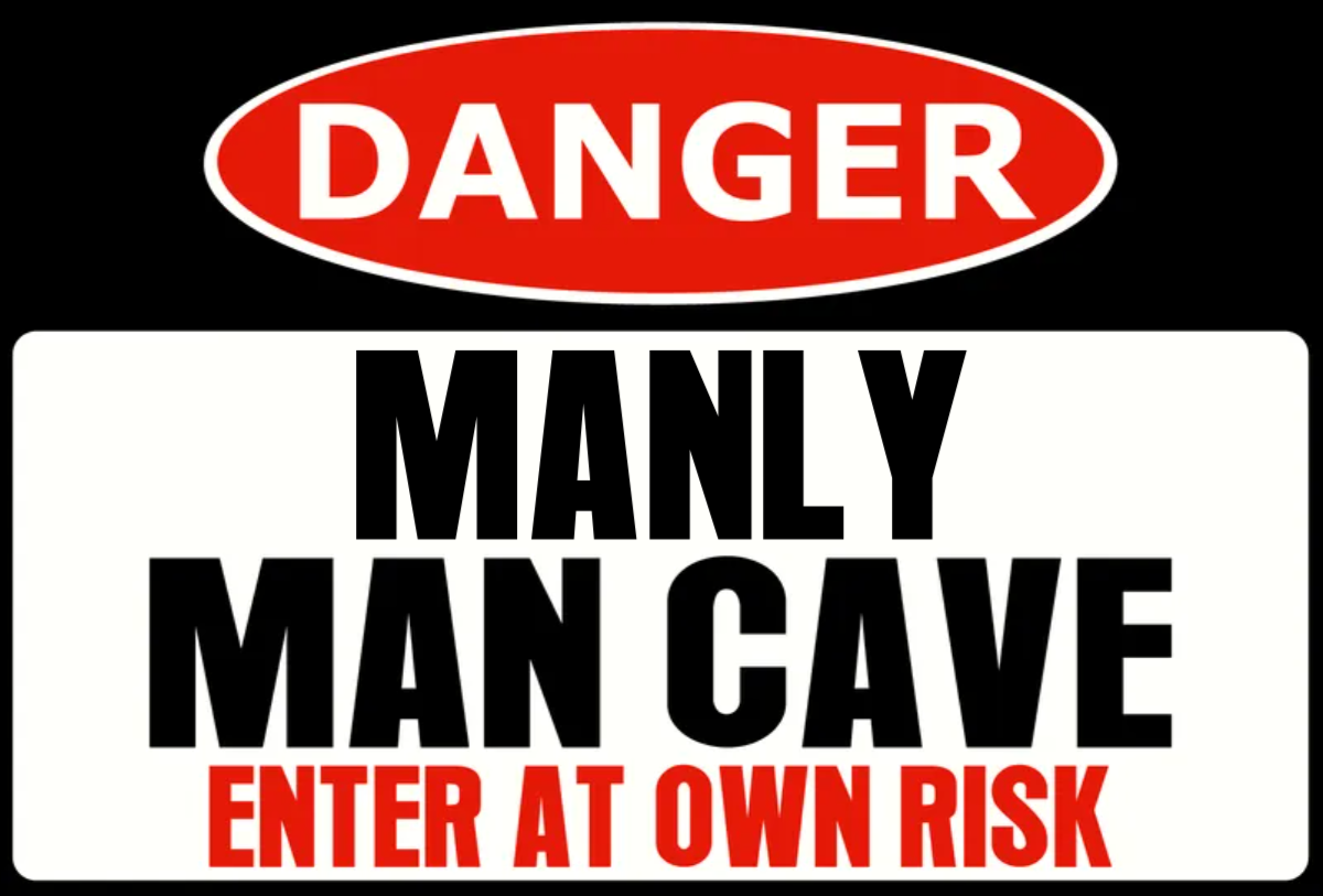 Personalised Danger Mancave Sign | Givi Gifts