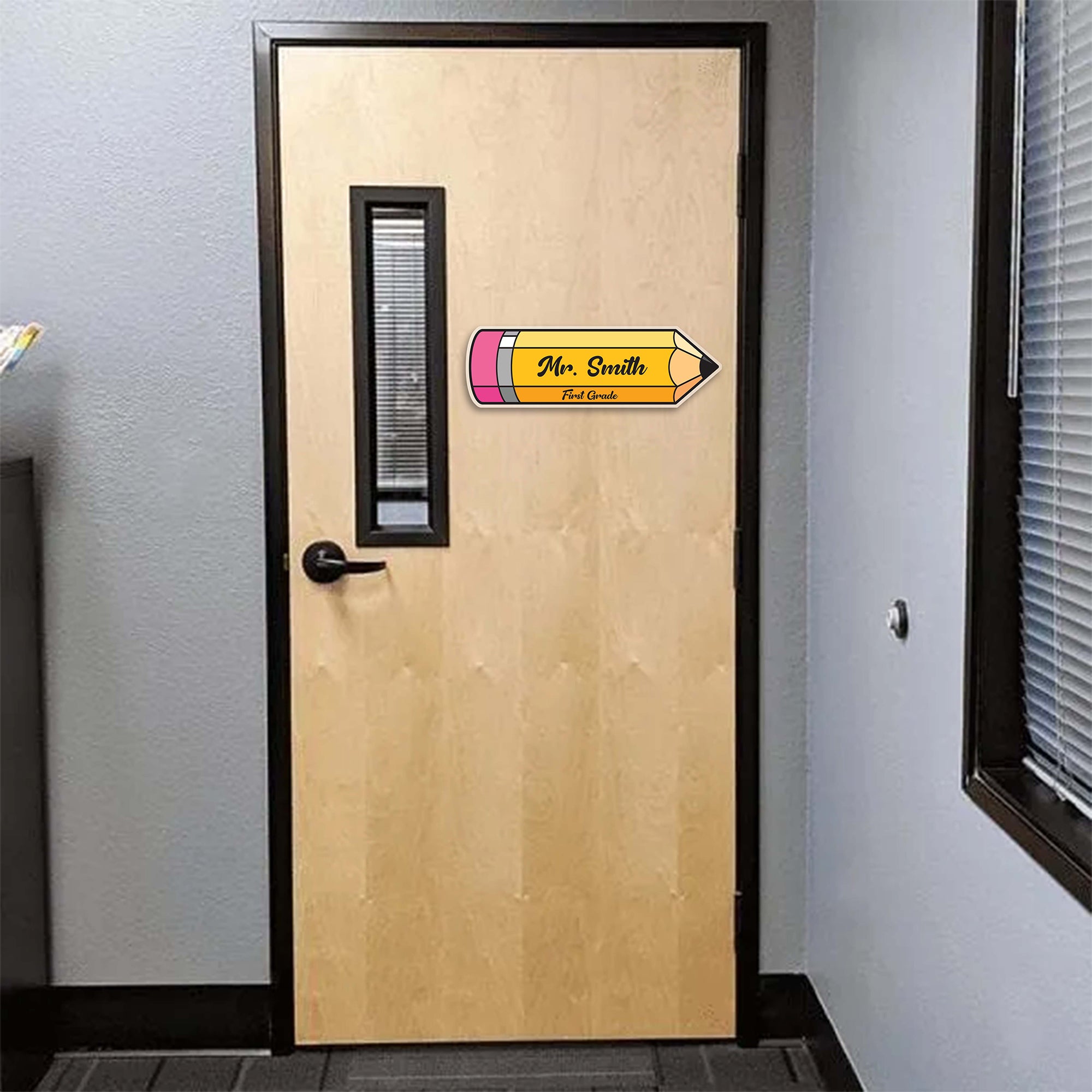Personalised Classroom Pencil Door or Wall Decor | Givi Gifts