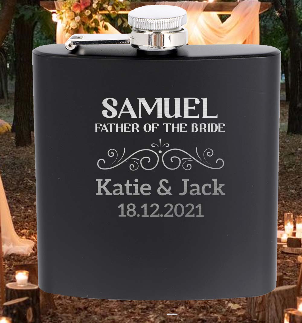 Wedding Vintage Flask Set | Givi Gifts