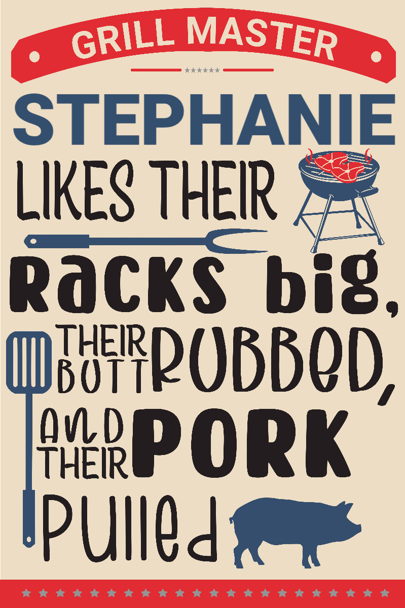 Personalised Grill Master BBQ Sign | Givi Gifts