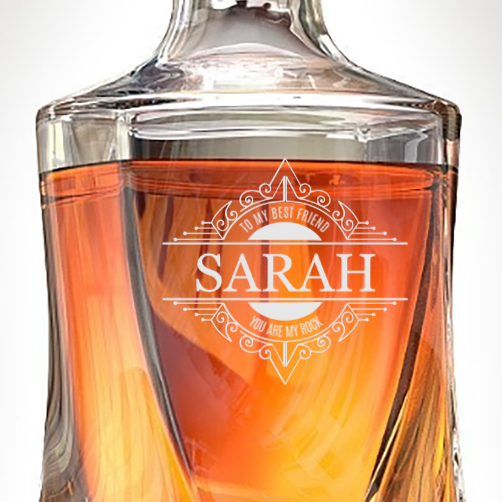 Navigator Personalised Monaco Whiskey Decanter | Givi Gifts