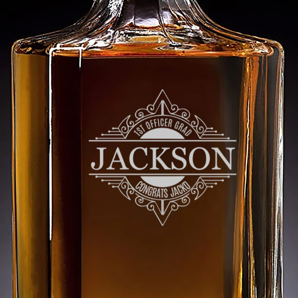 Navigator Personalised Engraved Empire Whiskey Decanter | Givi Gifts