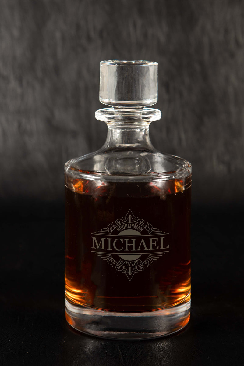 Navigator Personalised Round Decanter | Givi Gifts