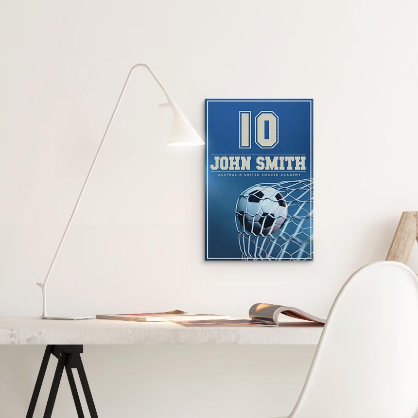 Personalised Soccer Goal Print | Givi Gifts