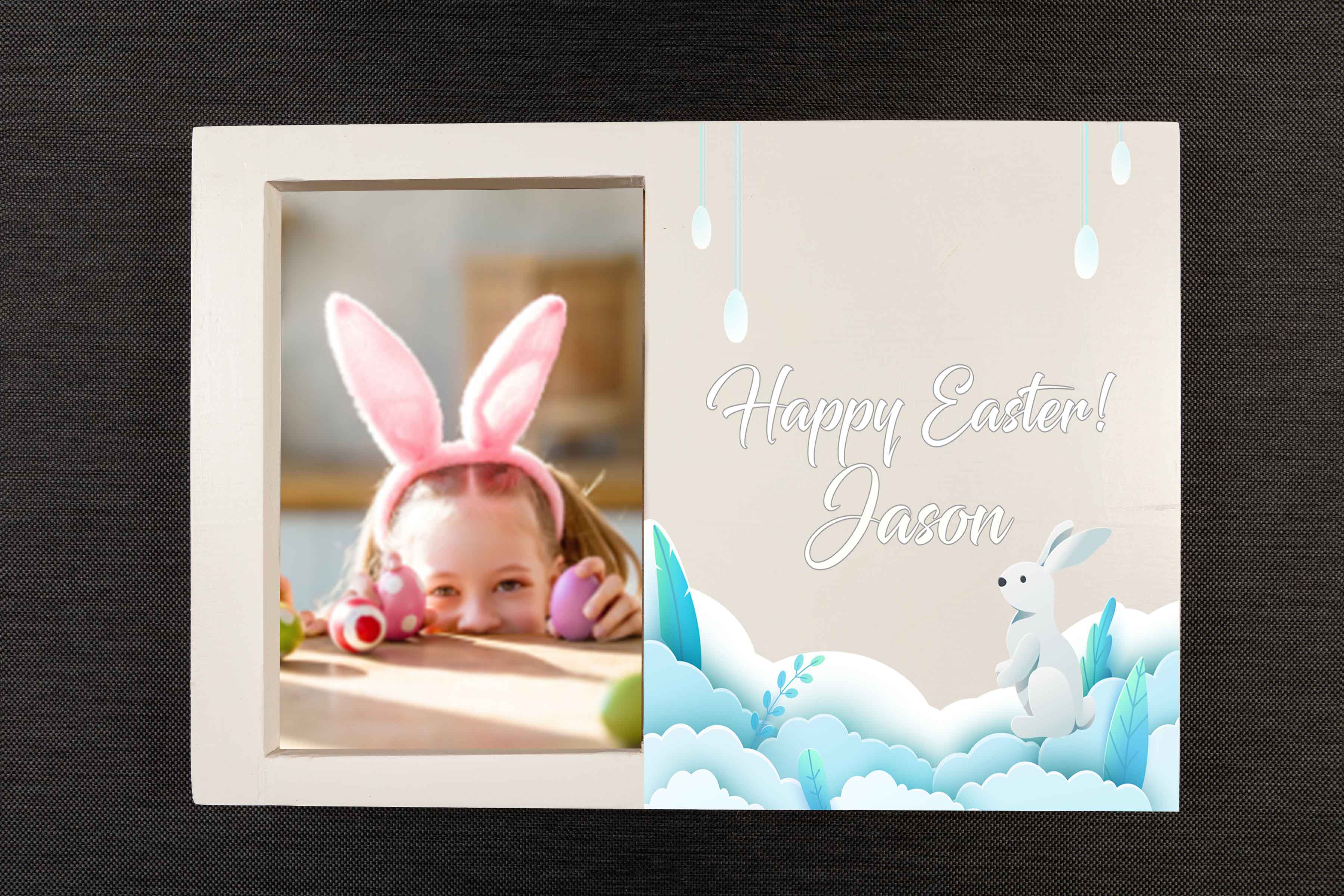 Personalised Easter Rabbit Frame | Givi Gifts